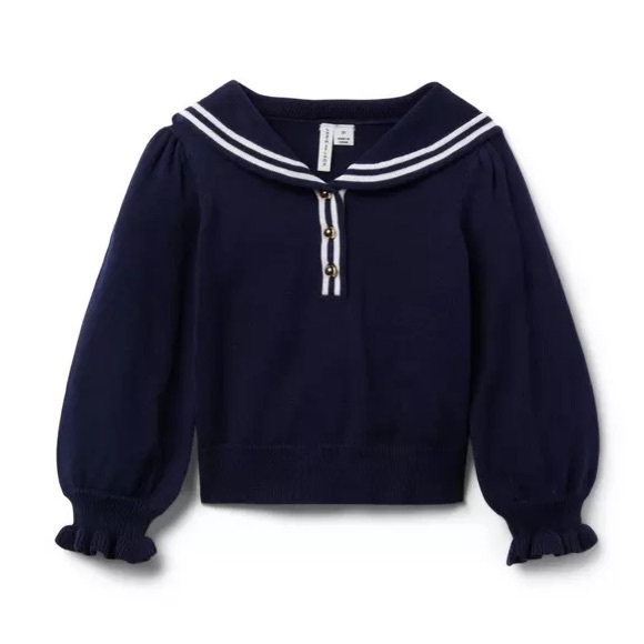 Janie and Jack | Shirts & Tops | Janie And Jack Girls Sailor Collar ...